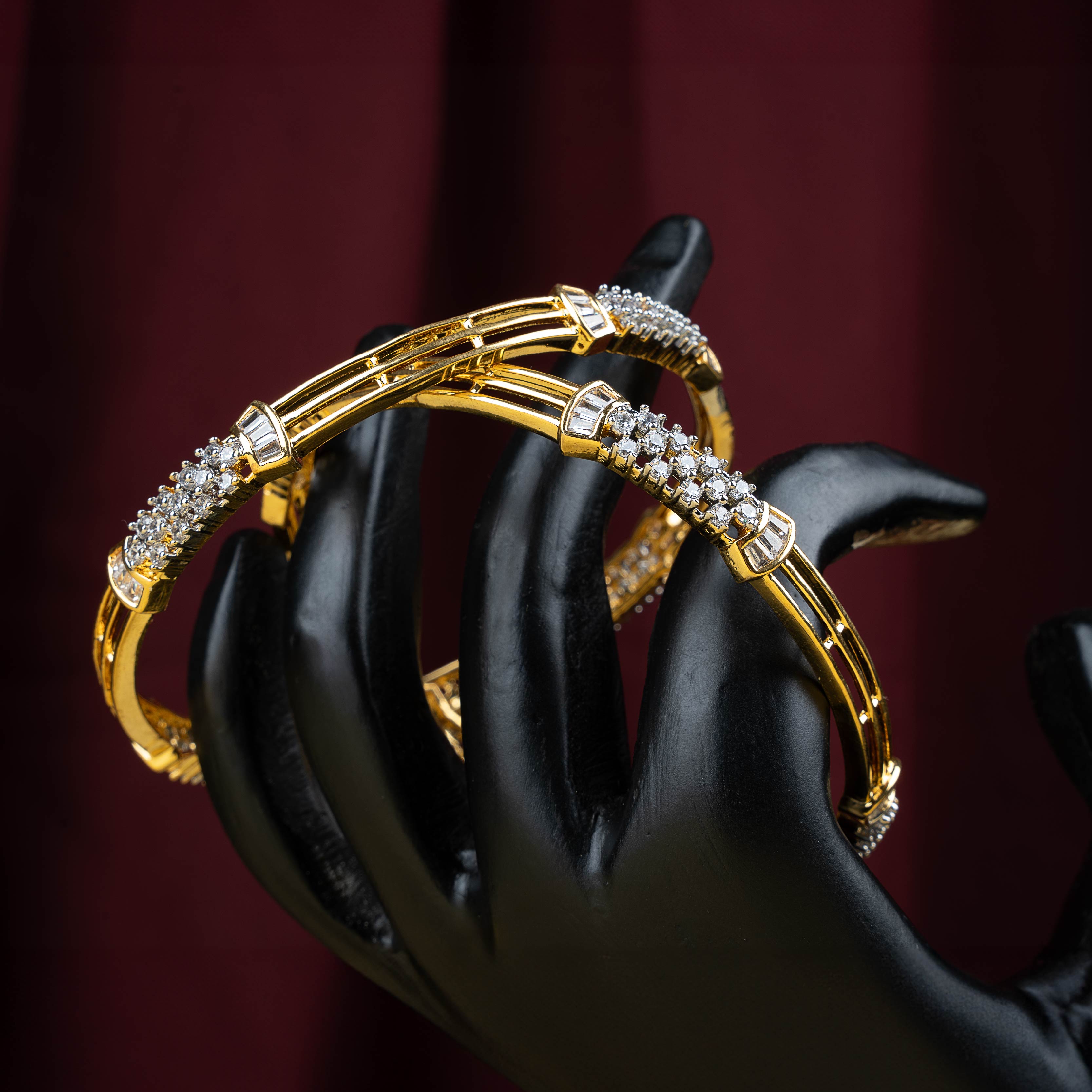 Bar Fusion American Diamond Bangles – riwayat